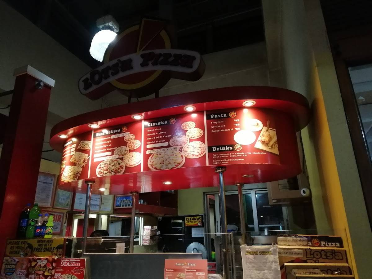 Menu at Lots'a Pizza pizzeria, Baguio, Victory Liner Terminal
