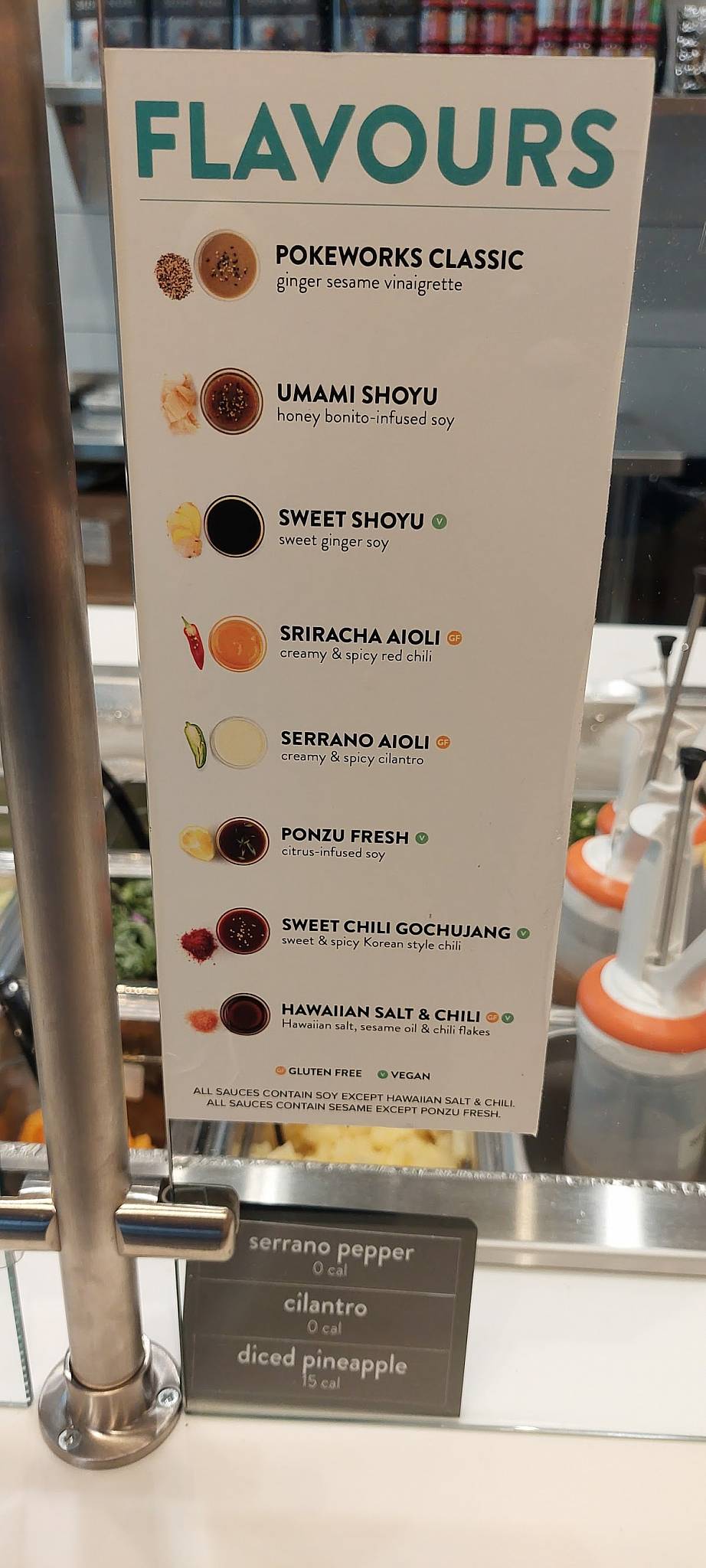Menu at Pokeworks Barrhaven, Ottawa