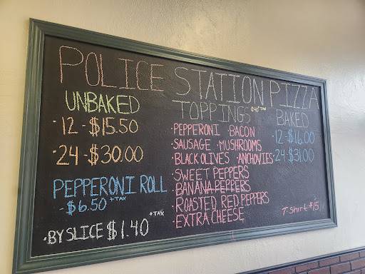 Menu at Police Station Pizza pizzeria, Ambridge