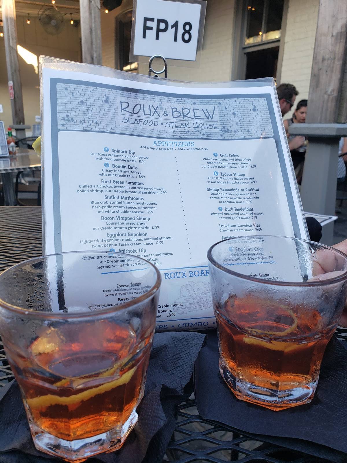 Menu at Roux & Brew Seafood and Steak House pub & bar, Ponchatoula