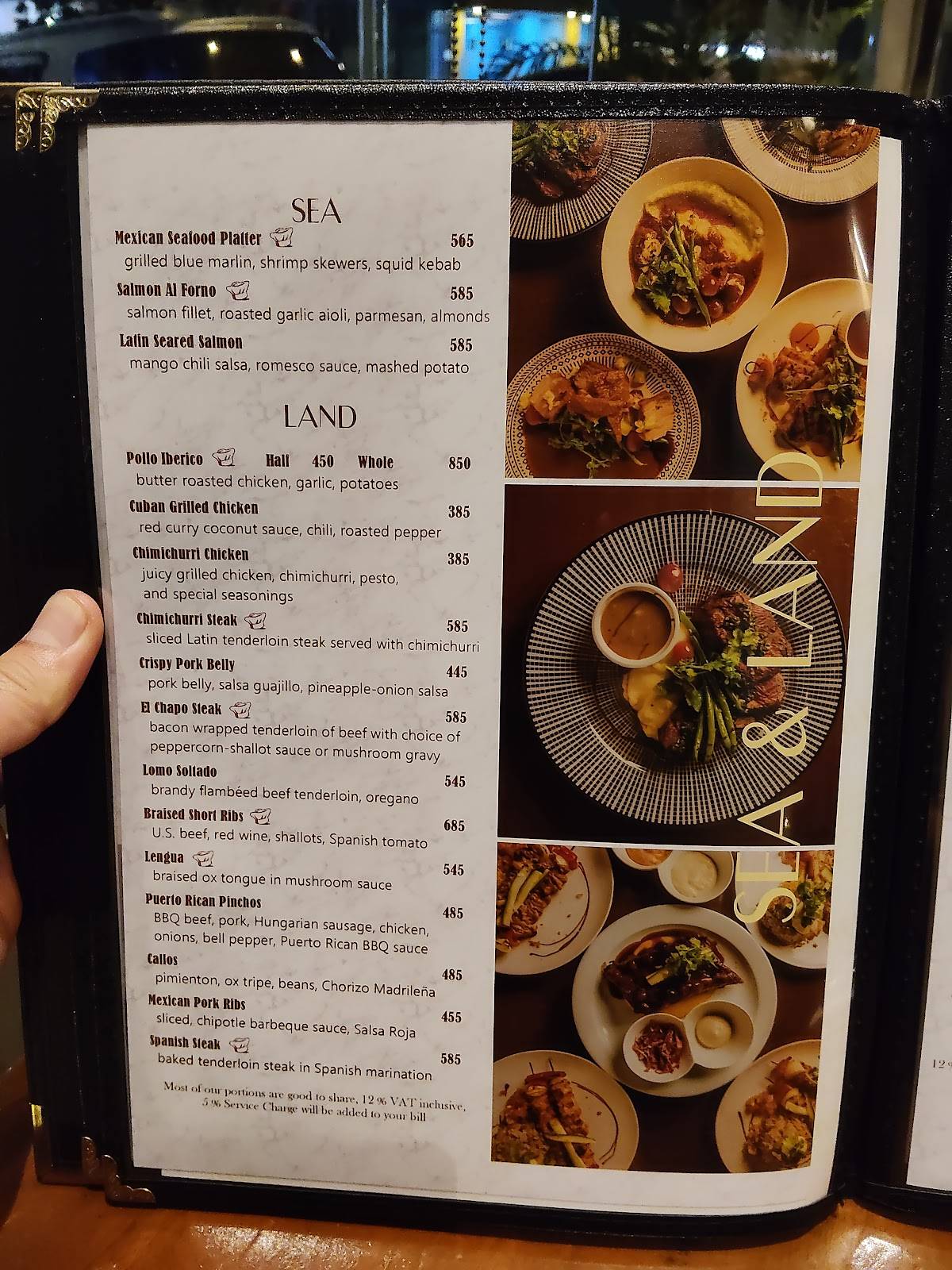 Menu at AzuL Latin Bistro pub & bar, Iloilo City, PG5X+6MQ