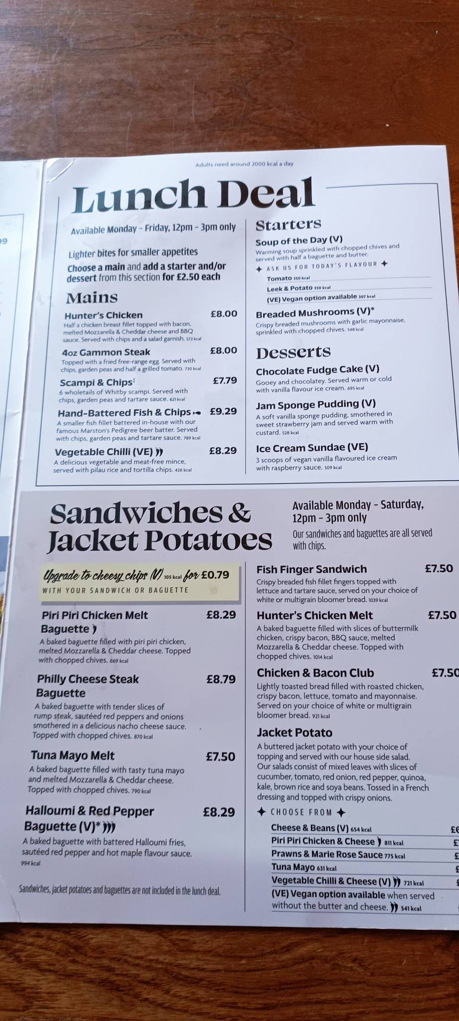 Menu at Bootle Arms pub & bar, Liverpool
