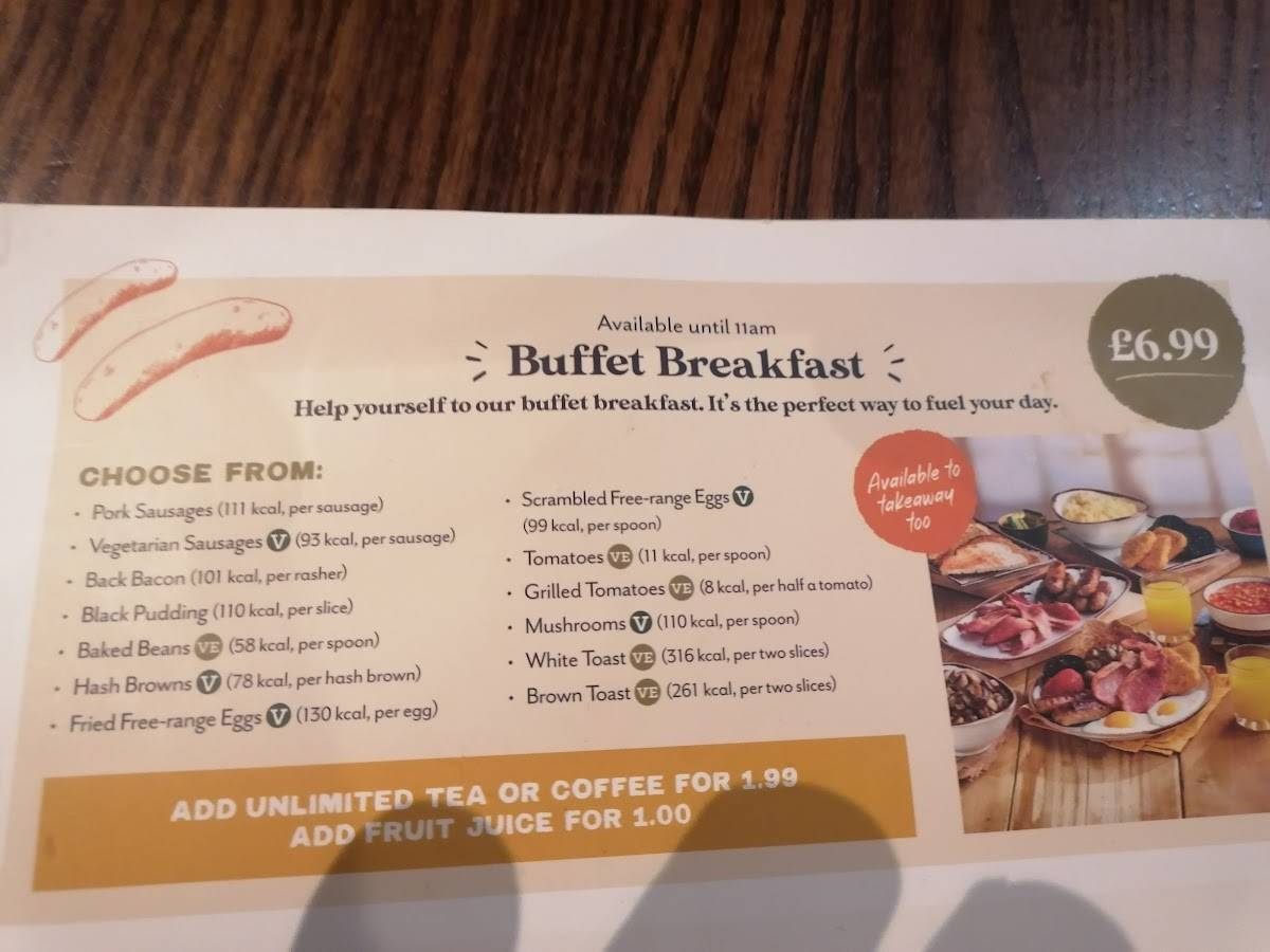 Menu at Langbrook Farm - Farmhouse Inns pub & bar, Havant