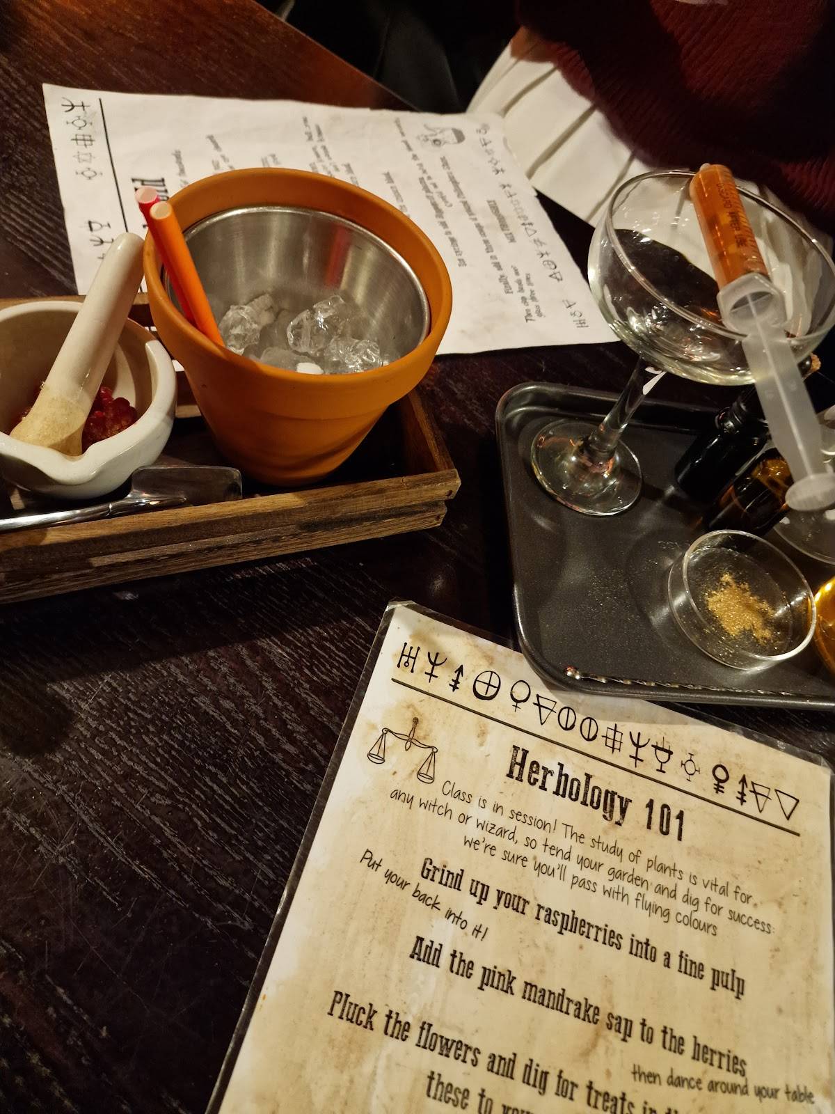 Menu at Magic Potions Tavern pub & bar, Edinburgh