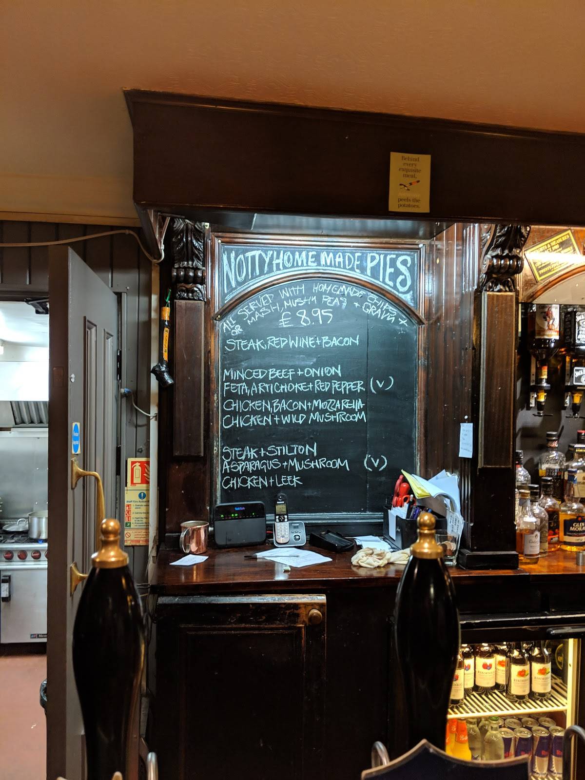 Menu at Nottingham House pub & bar, Sheffield
