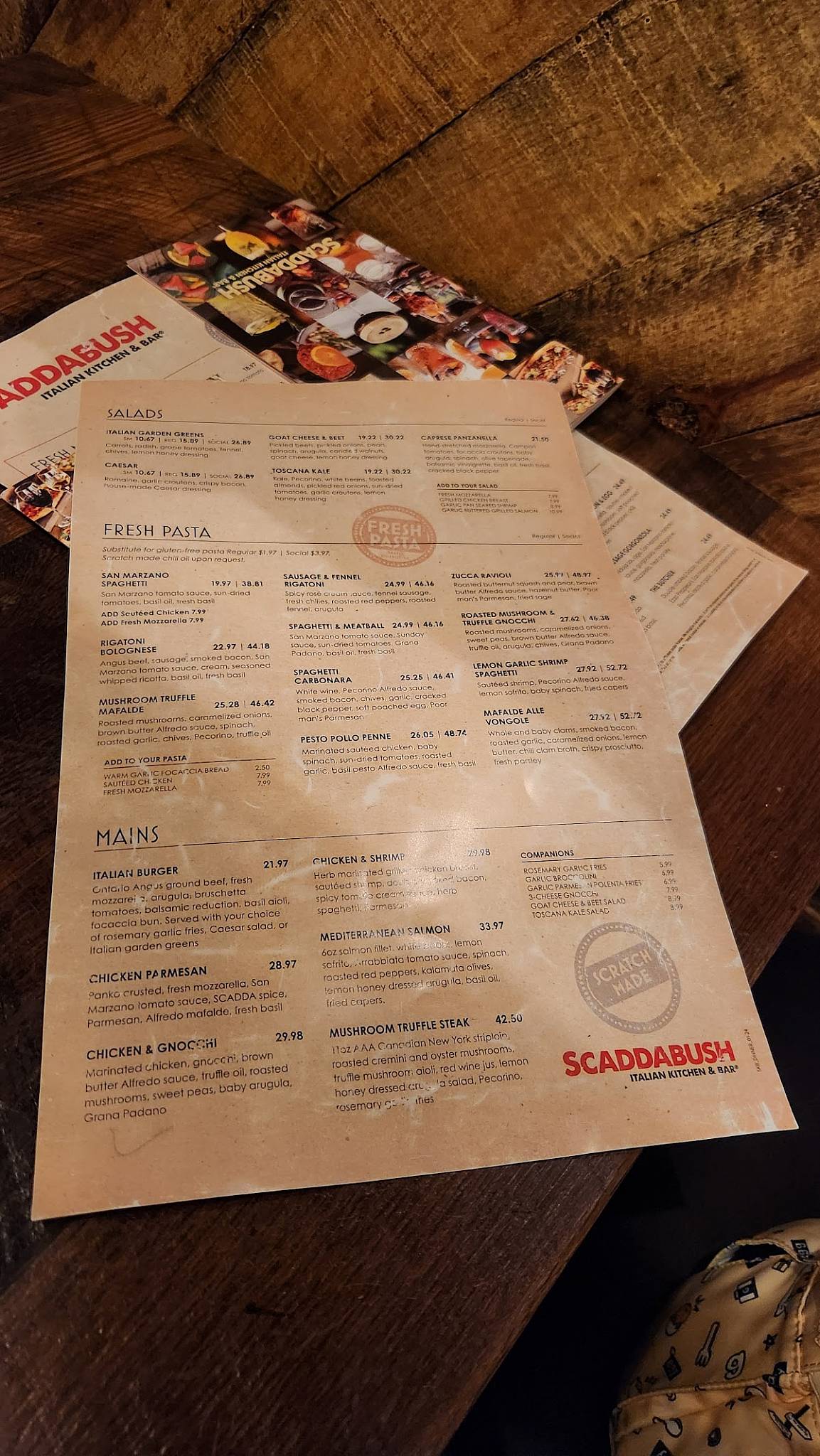 Scaddabush Italian Kitchen Bar Scarborough 580 Progress Ave