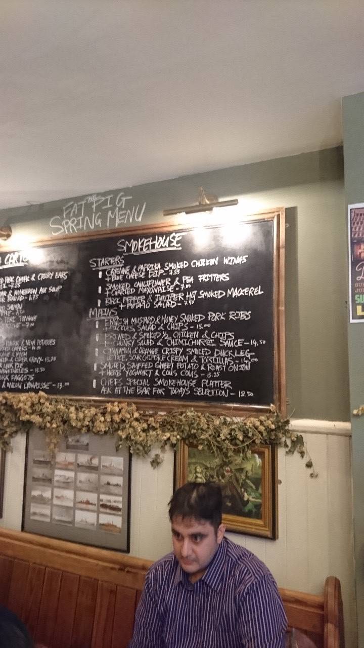 Menu at The Fat Pig pub & bar, Exeter