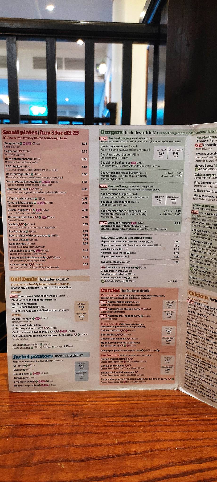 Menu at Three Magnets - JD Wetherspoon pub & bar, Letchworth Garden ...