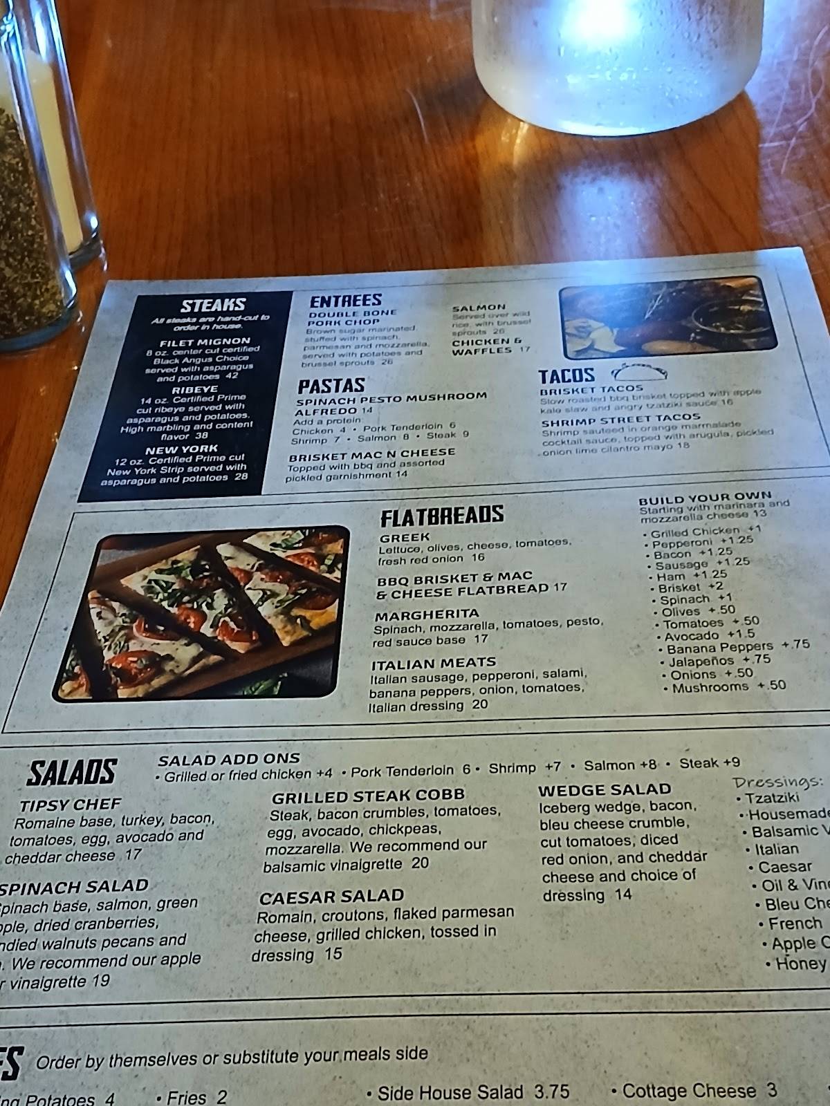 Menu at Tipsy Nickel Bar & Grille, Mason