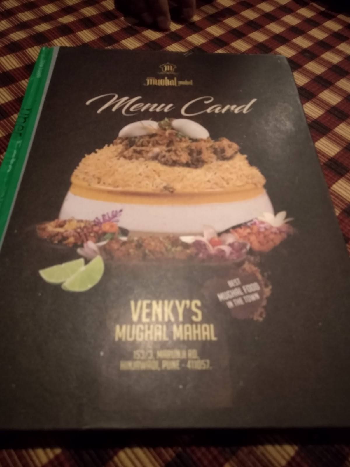 Menu at Mughal Mahal, Pimpri-Chinchwad, 153/3
