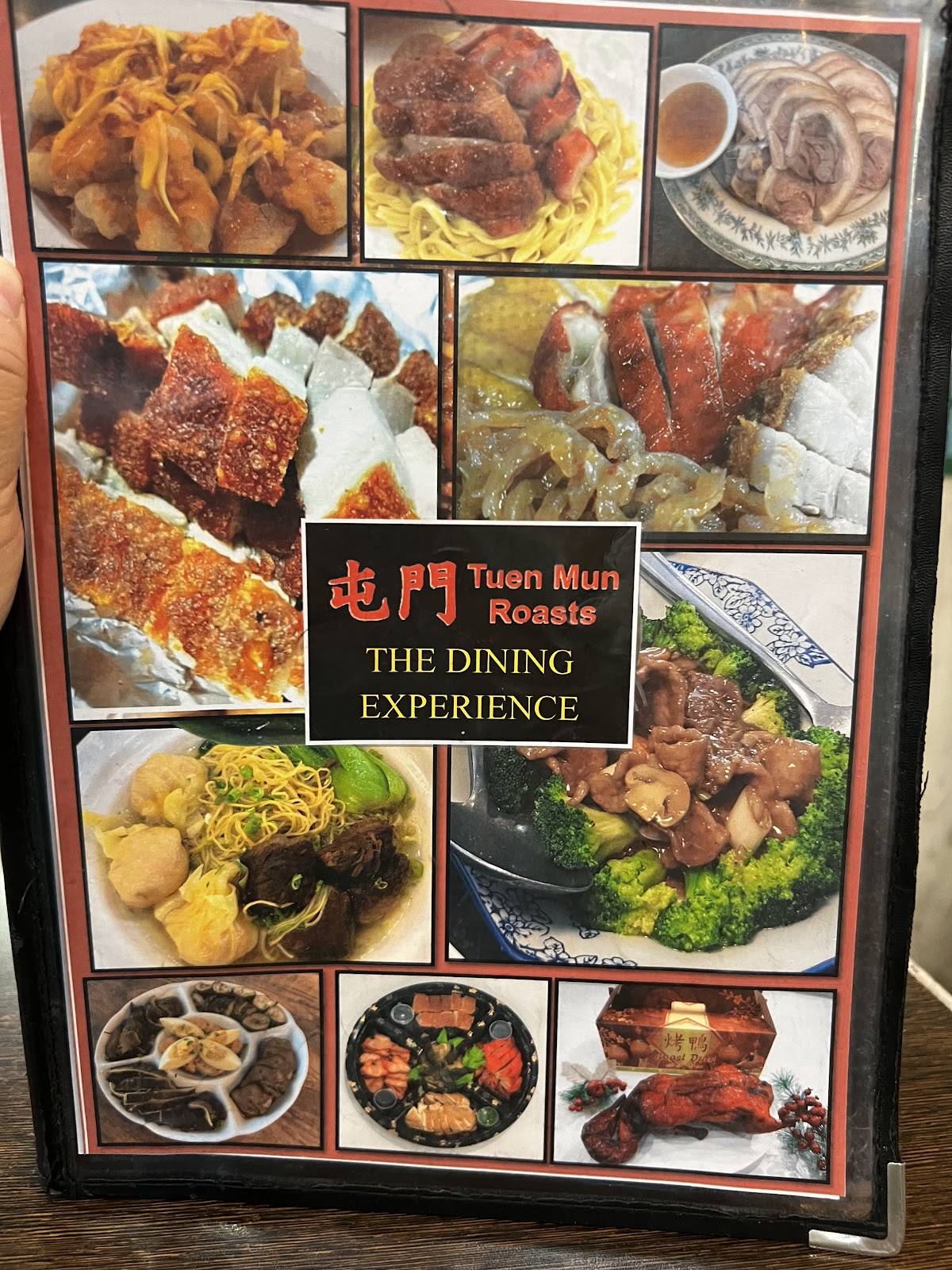 Menu at Tuen Mun Roasts restaurant, Quezon City