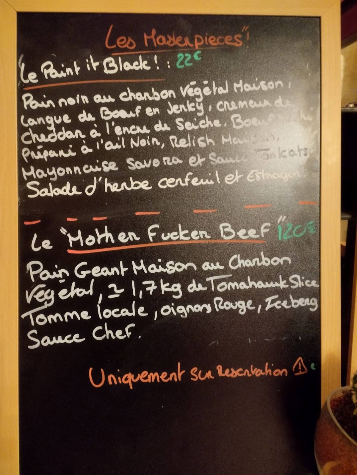 Menu au RED BEAR N’ BURGER ᙅᖾᥲຕρɩoᥒ ᑯᥱ ᖴɾᥲᥒᥴᥱ ᑯᥙ ᑲᥙɾɠᥱɾ restaurant ...