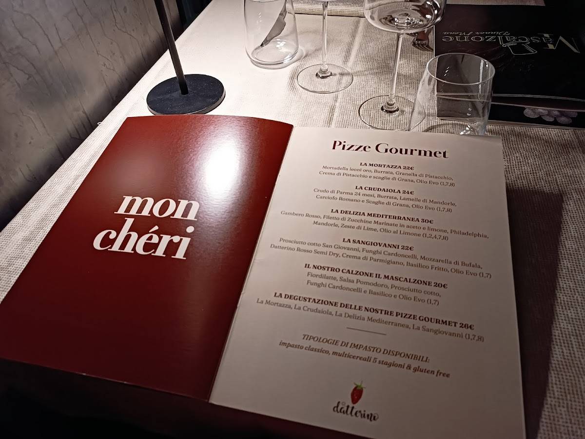 Menu da RISTORANTE MASCALZONE MILANO, Milano