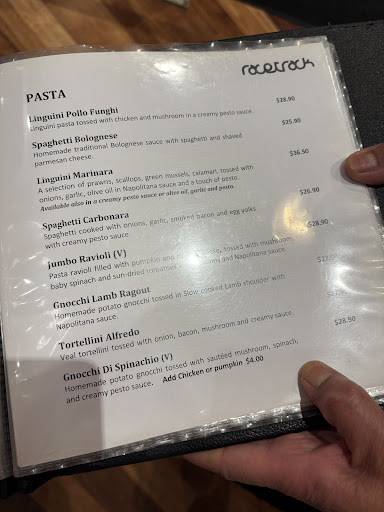 Menu at RaceTrack Cafe, Cranbourne, 16 High St