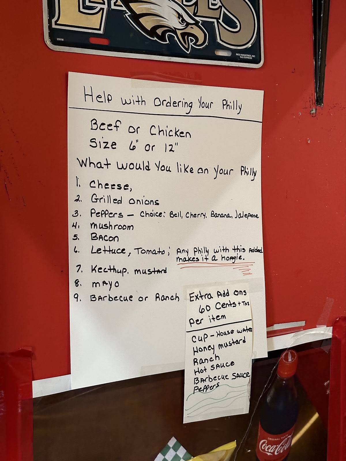 Menu at Real Deal restaurant, Spartanburg, Asheville Hwy