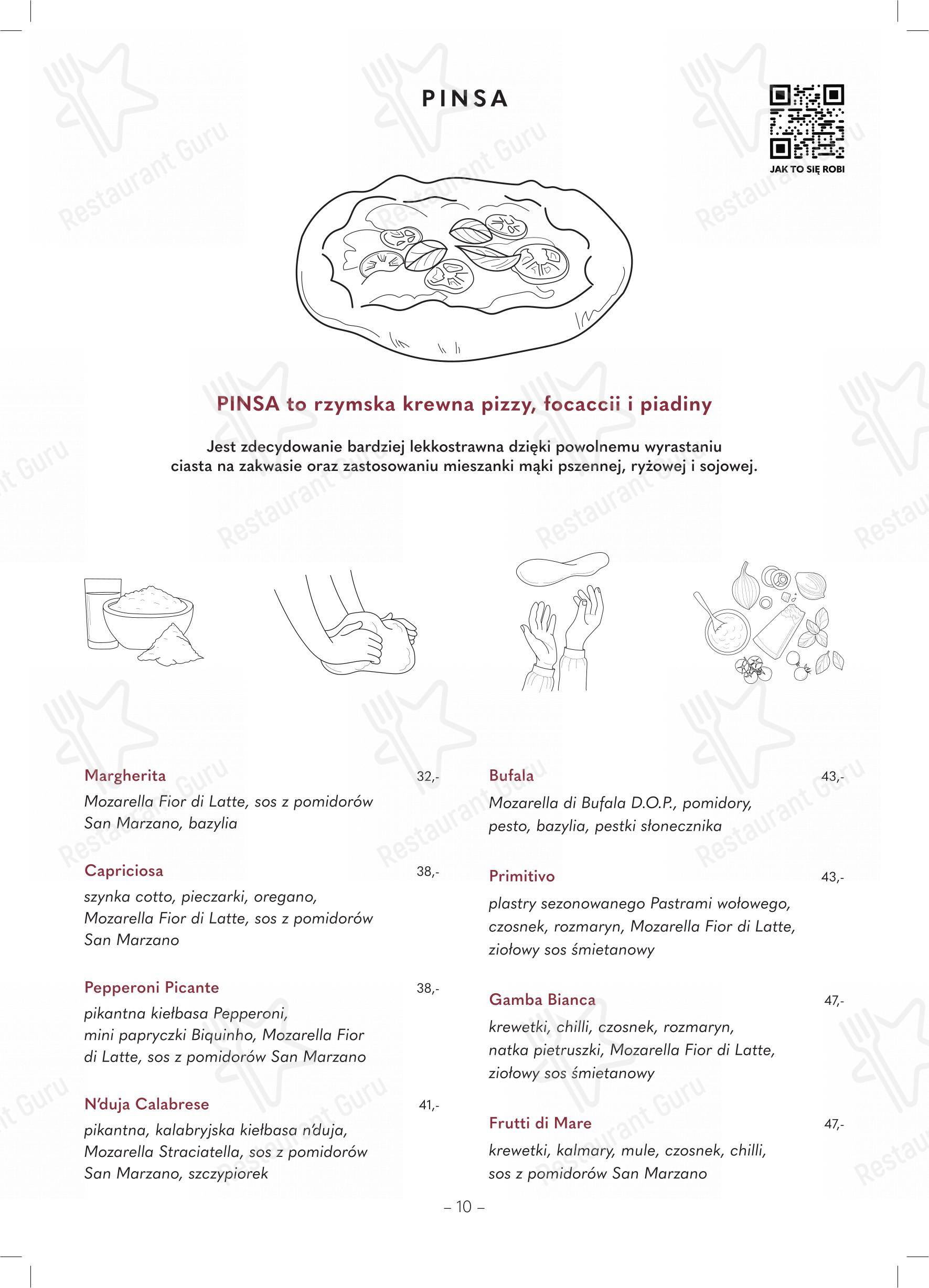 Menu at Restauracja Primitivo Kuchnia i Wino - kuchnia śródziemnomorska ...