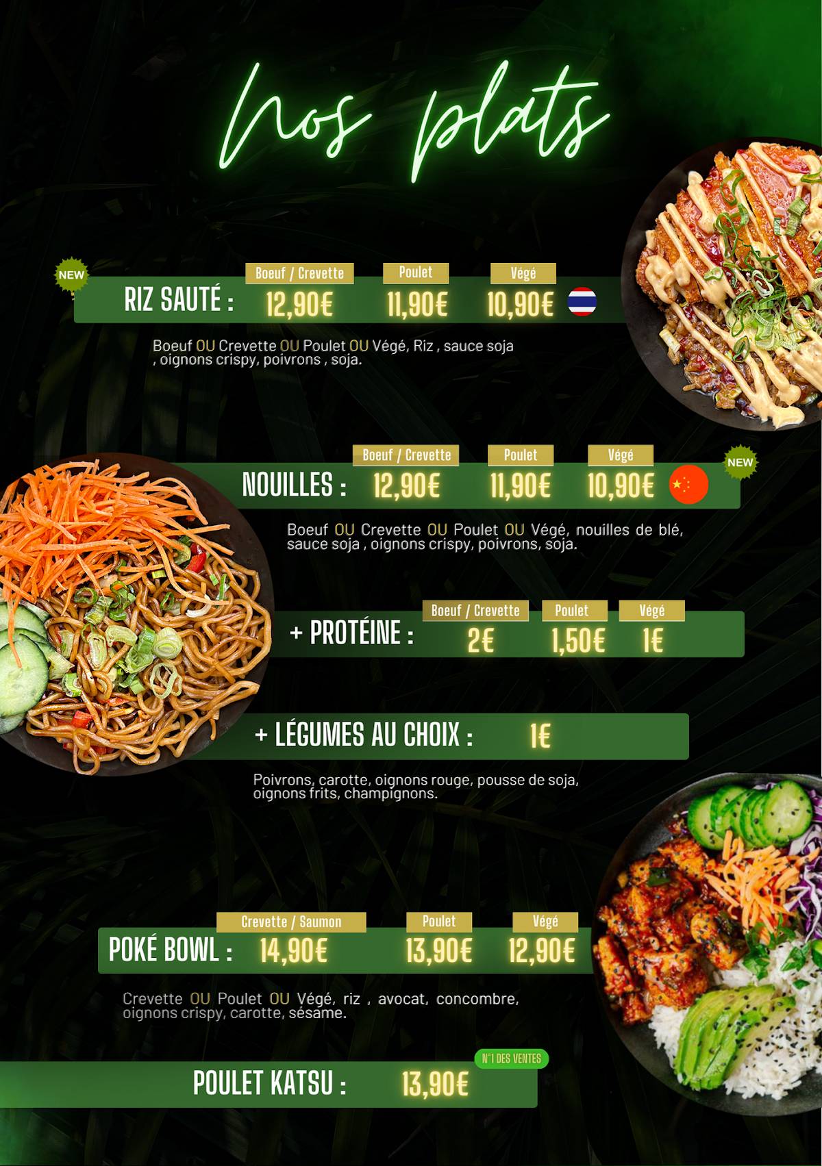 Menu au Asian Street Vienne - Sushi Street Food restaurant, Vienne