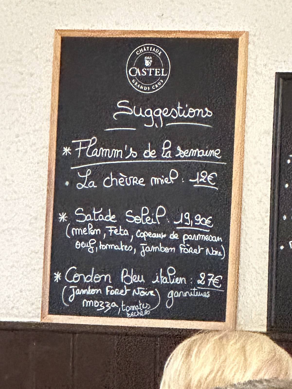 Menu au Aux Traditions d'Alsace restaurant, Berstett
