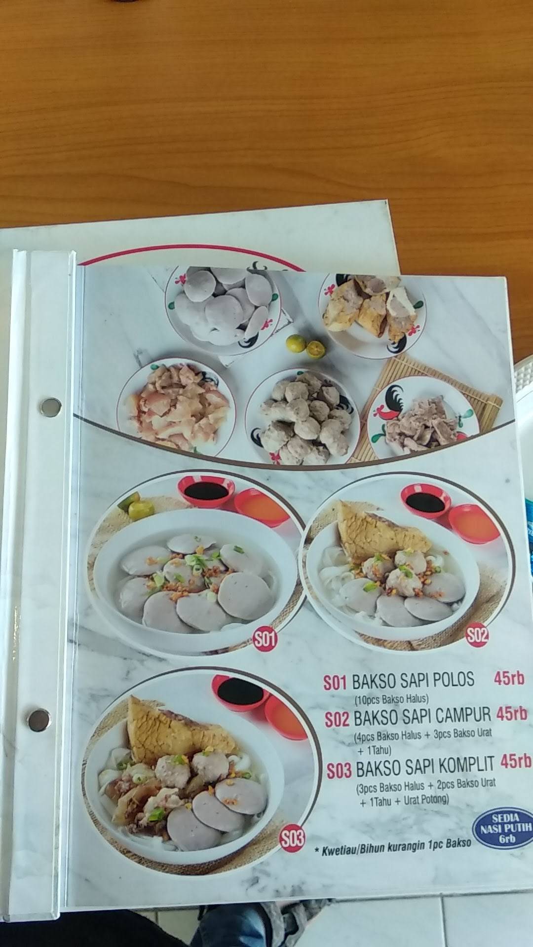 Menu at Bakso Acin - Gading Serpong restaurant, Curug Sangereng
