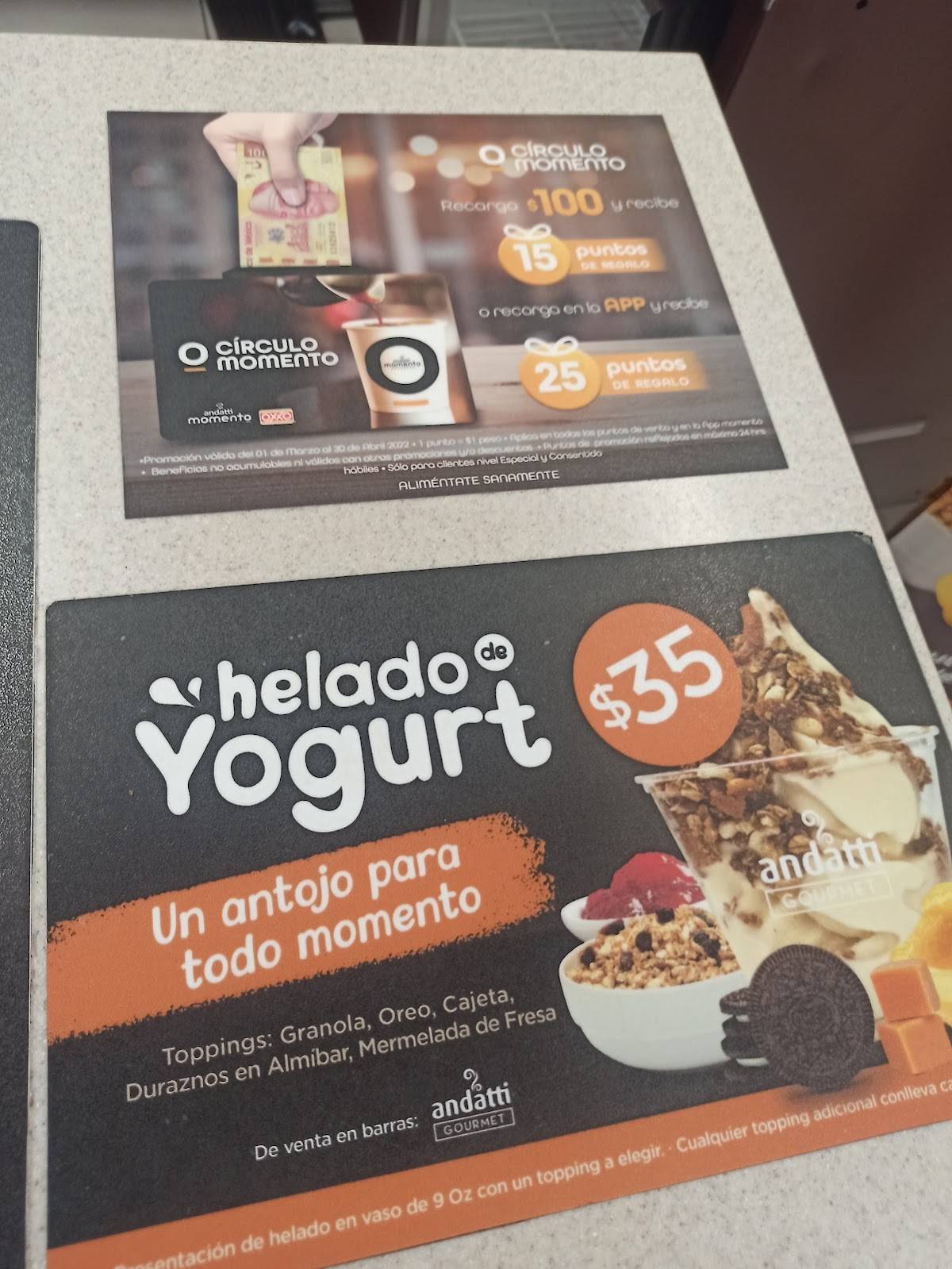 Menu at Barra Momento Andatti, Monterrey
