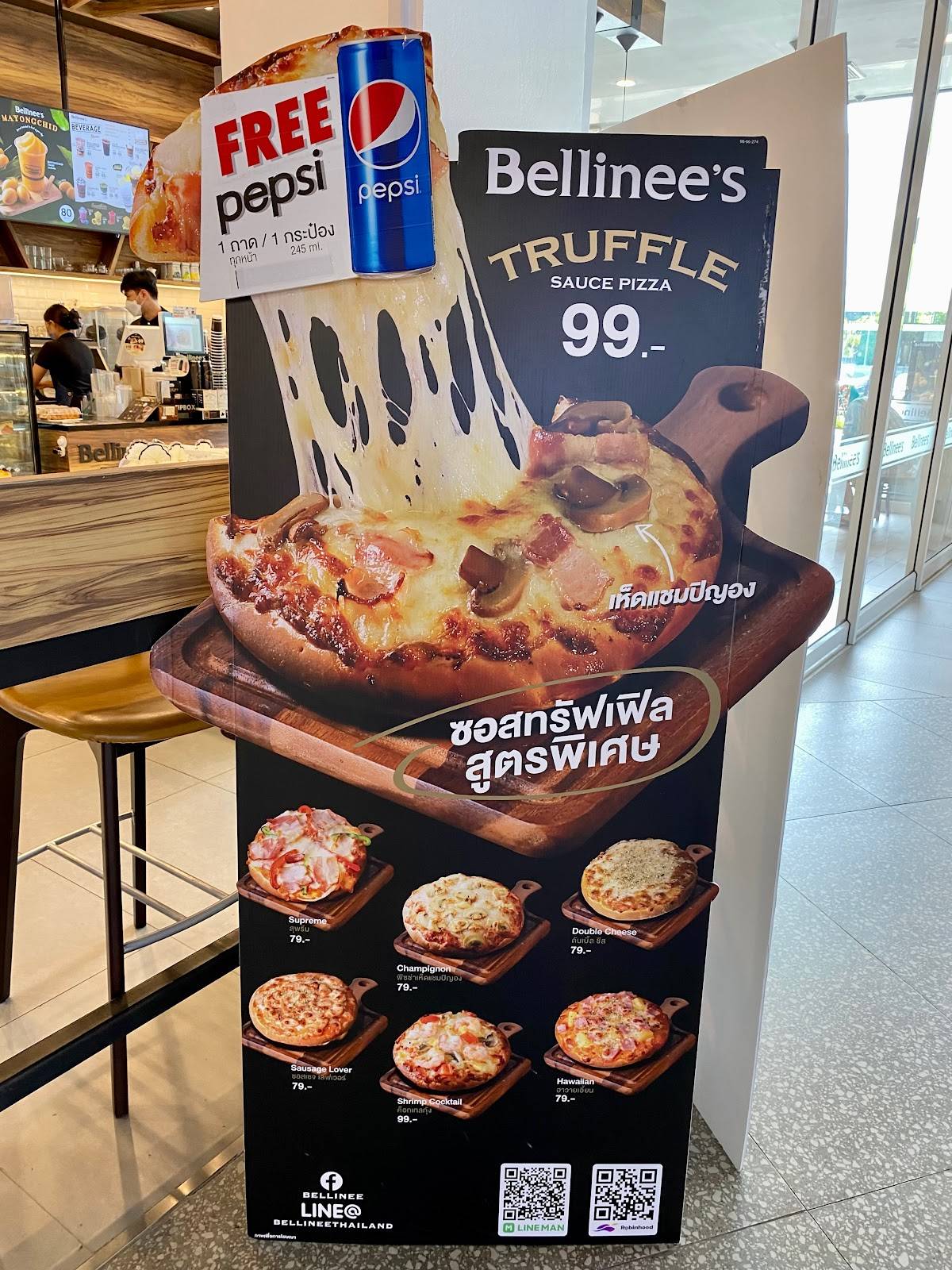 Menu at Bellinee's Bake & Brew บุญถาวร เกษตร-นวมินทร์ restaurant, Bangkok