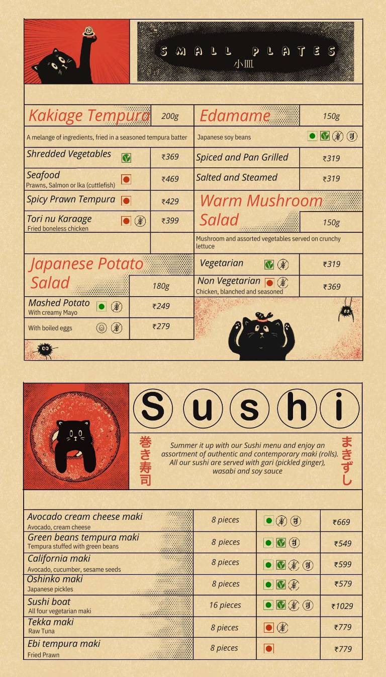 Menu at Bento B, Vadodara