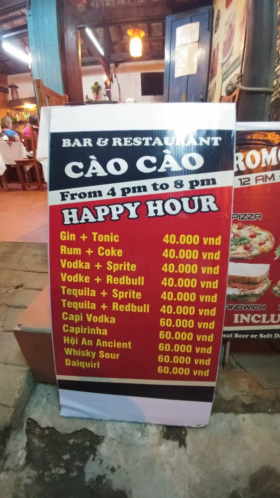 Menu at Blue Wave Restaurant & Cafe Hoi An, Hoi An, 04 Cửa Đại