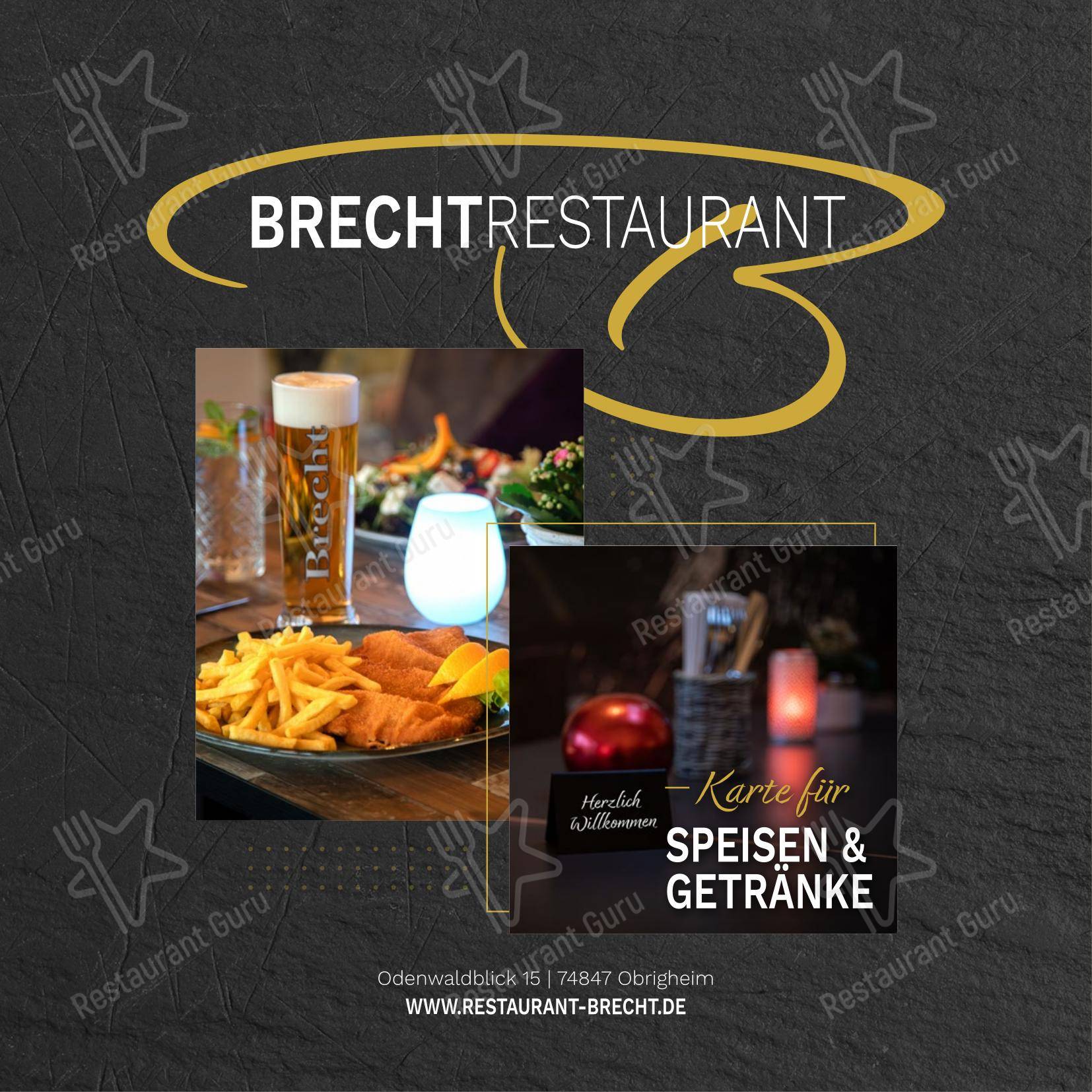 Speisekarte von Restaurant Brecht, Obrigheim