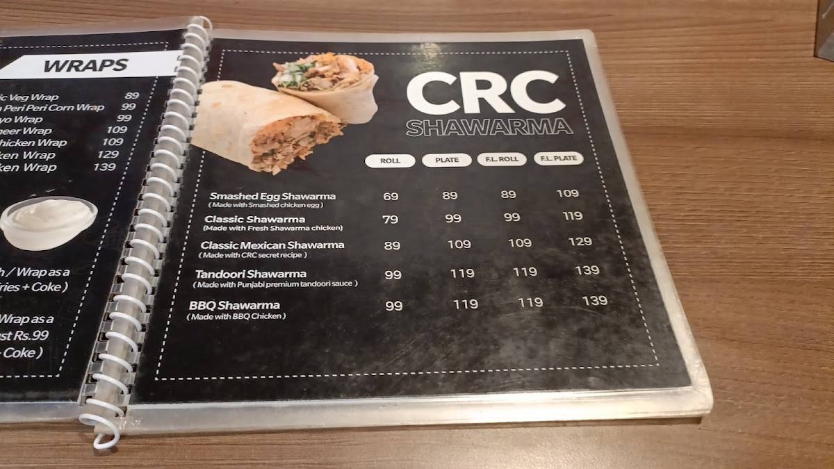 Menu at CLASSIC RIDER CAFE PONDICHERRY, Puducherry