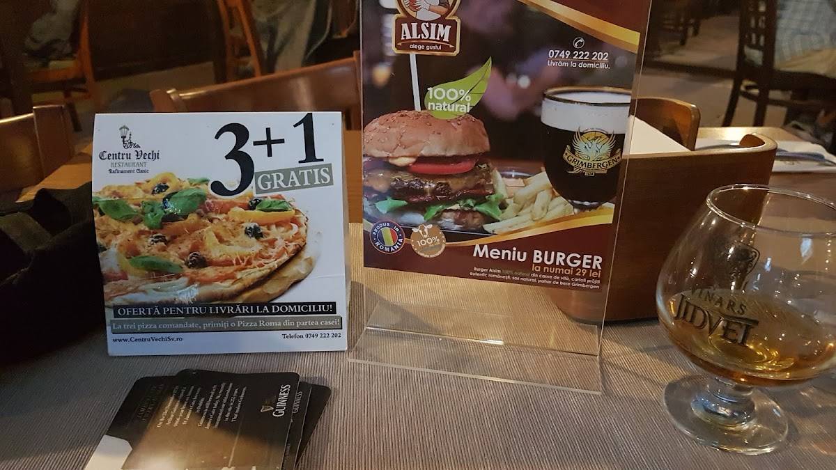 Menu at Centrul Vechi, Suceava