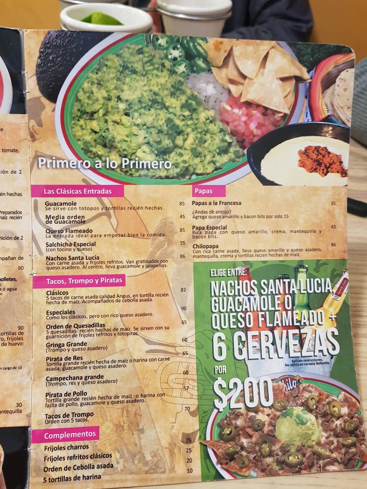 Carta del restaurante Chilo Tacos & Grill, Monterrey, Gral. Pablo ...