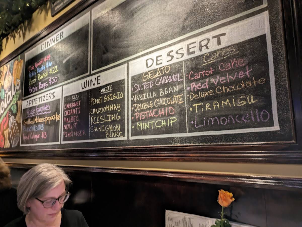 Menu at Ciao Baby! restaurant, Barrington