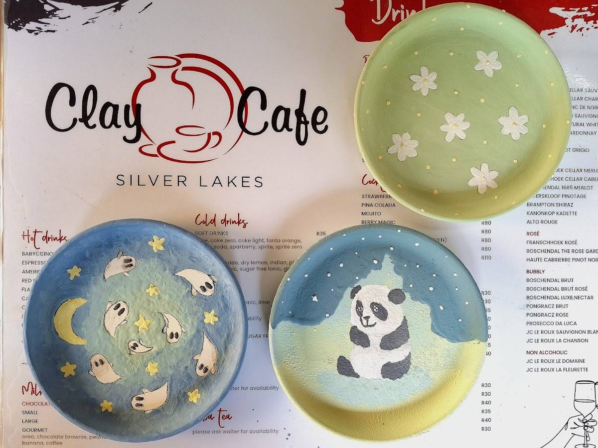 Carta de Clay Café Silver Lakes, Pretoria