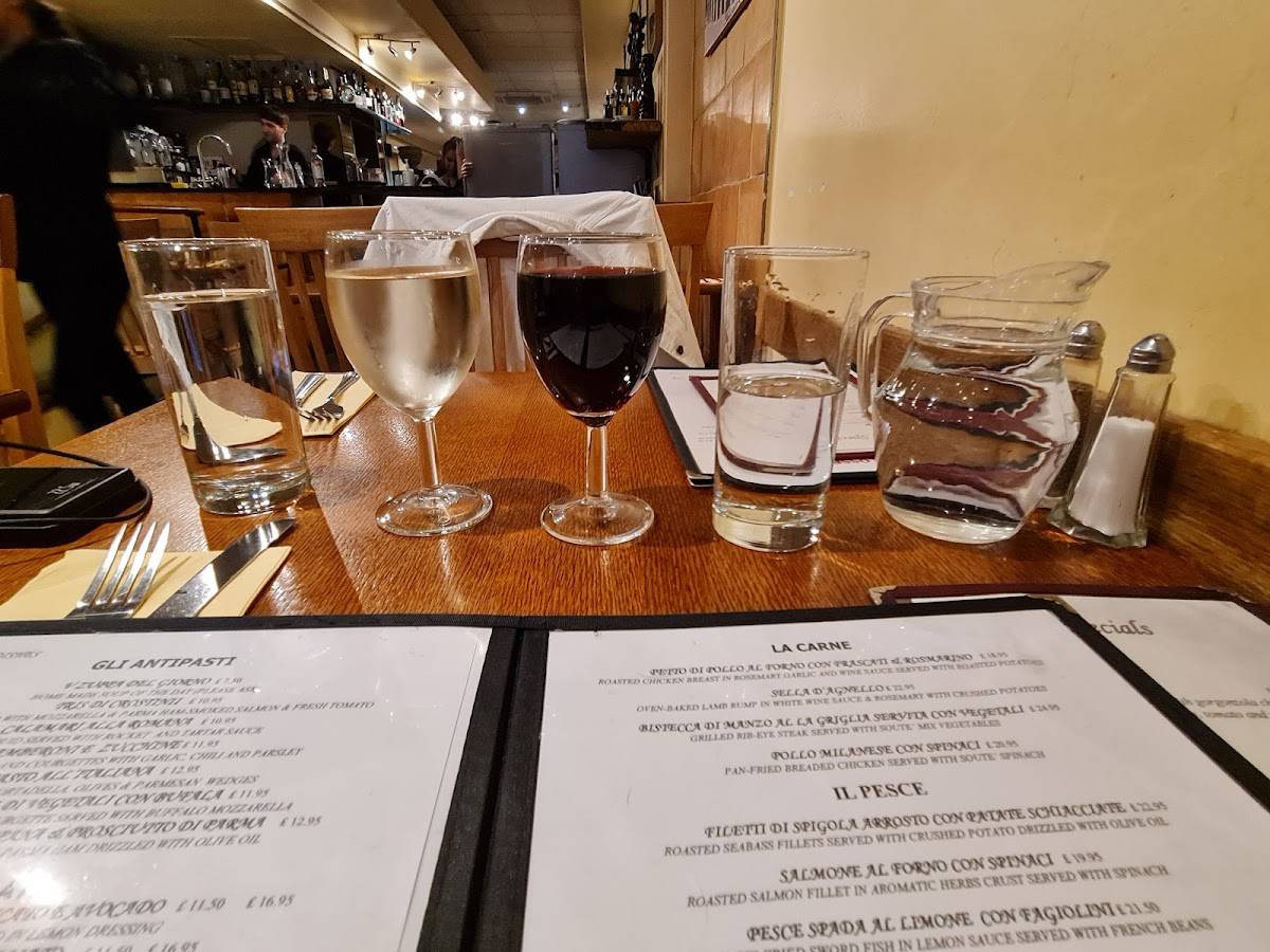 Carta de Colosseo Restaurant, Londres