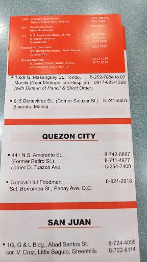 Menu at Country Chicken restaurant, Manila, Masangkay St
