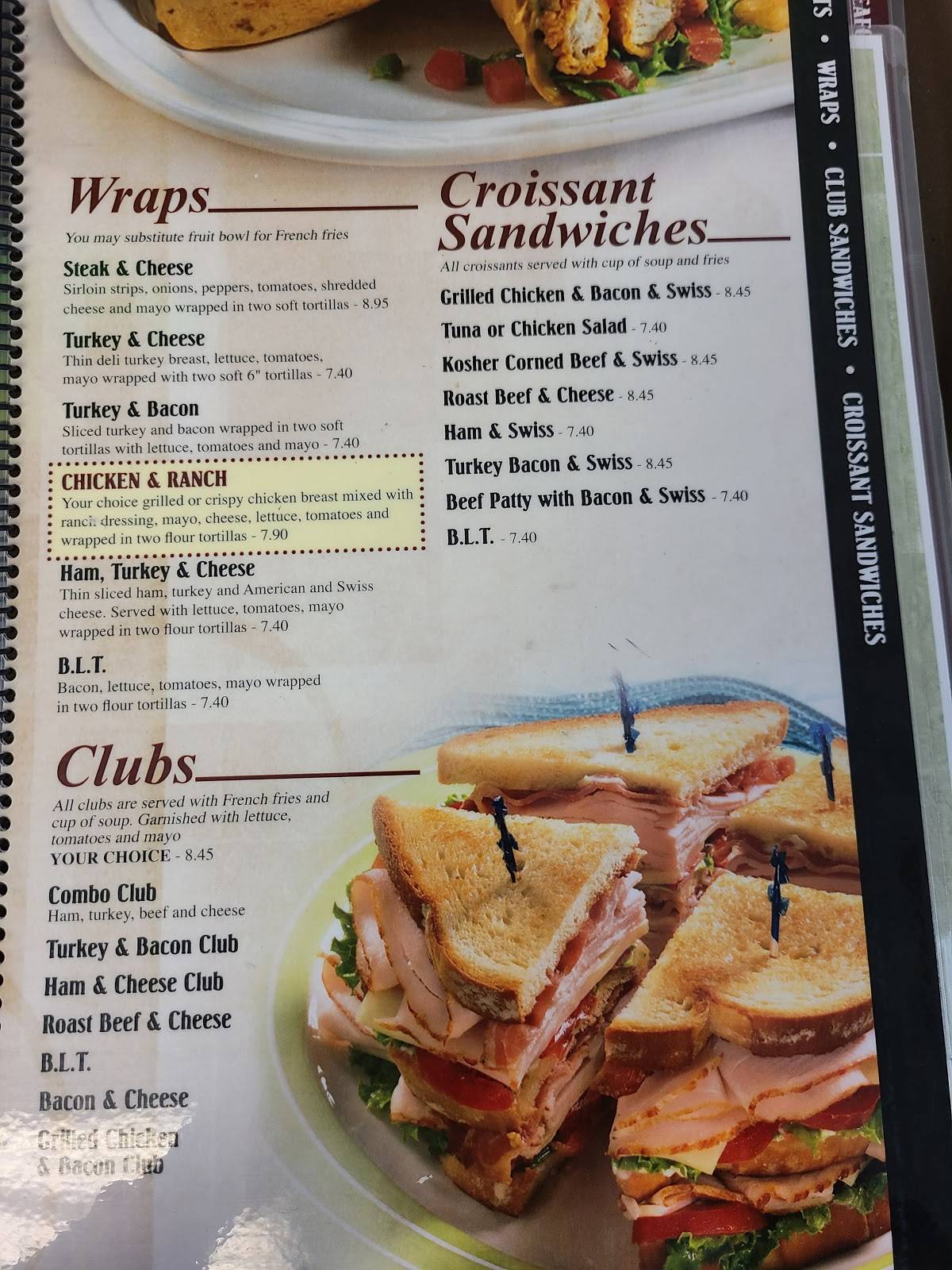 Menu at Crossroads Family Restaurant, Attica