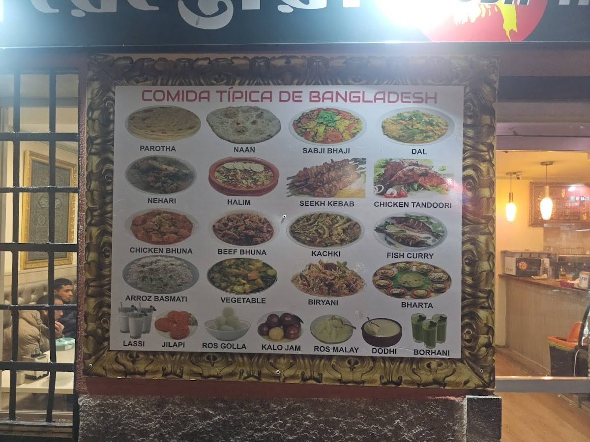 Menu at Desh Restaurante, Madrid