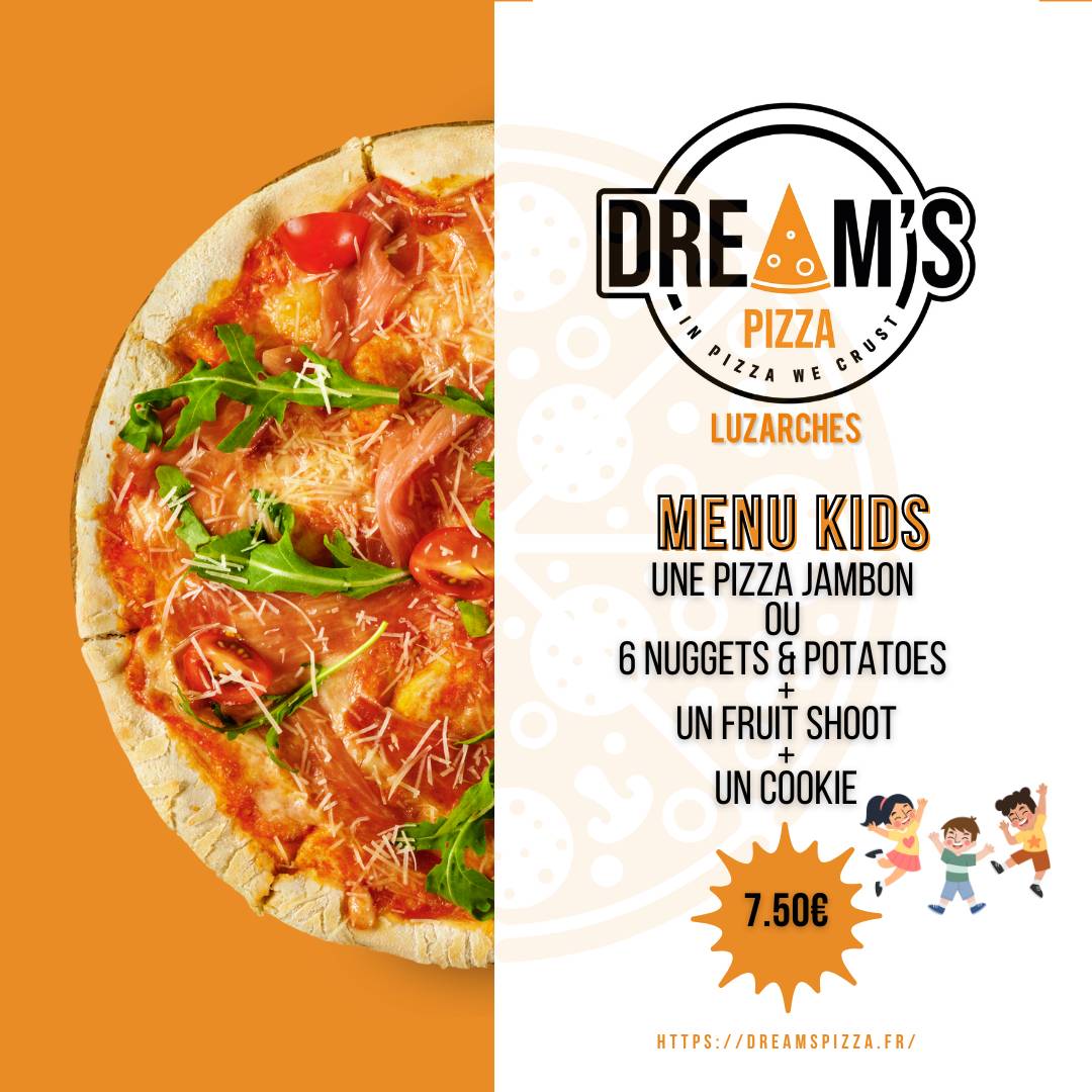 Menu au Dream's Pizza Luzarches restaurant, Luzarches