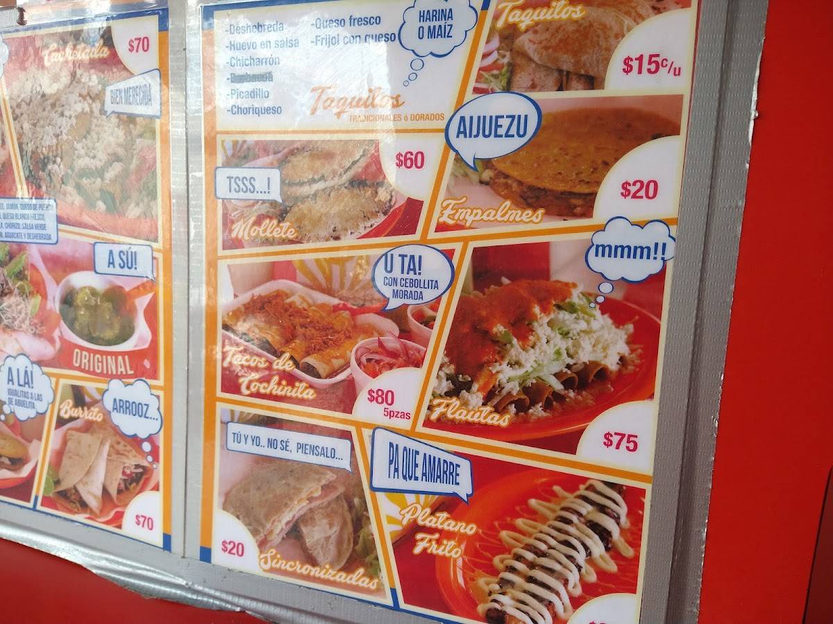 Carta del restaurante El Paisa del Tampico, Monterrey