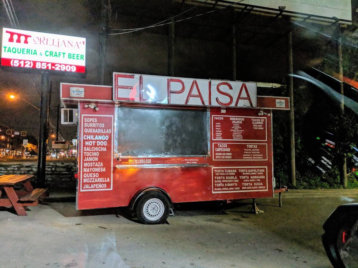 Carta del restaurante El Paisa, Ventanilla