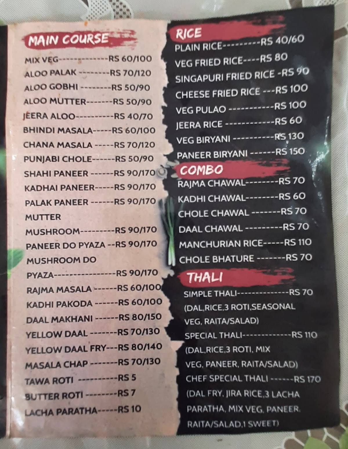 Menu at FOOD STORY, Baddi