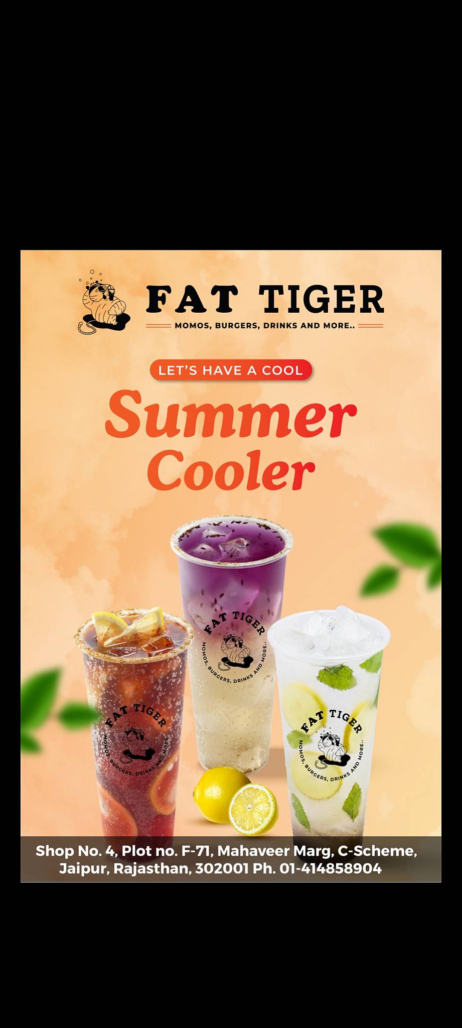 Menu at Fat Tiger - C-Scheme Jaipur, Jaipur
