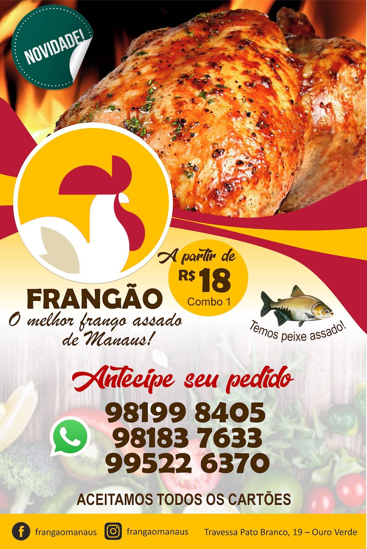 Menu em Frangão - Frango e Peixe Assado restaurante, Manaus