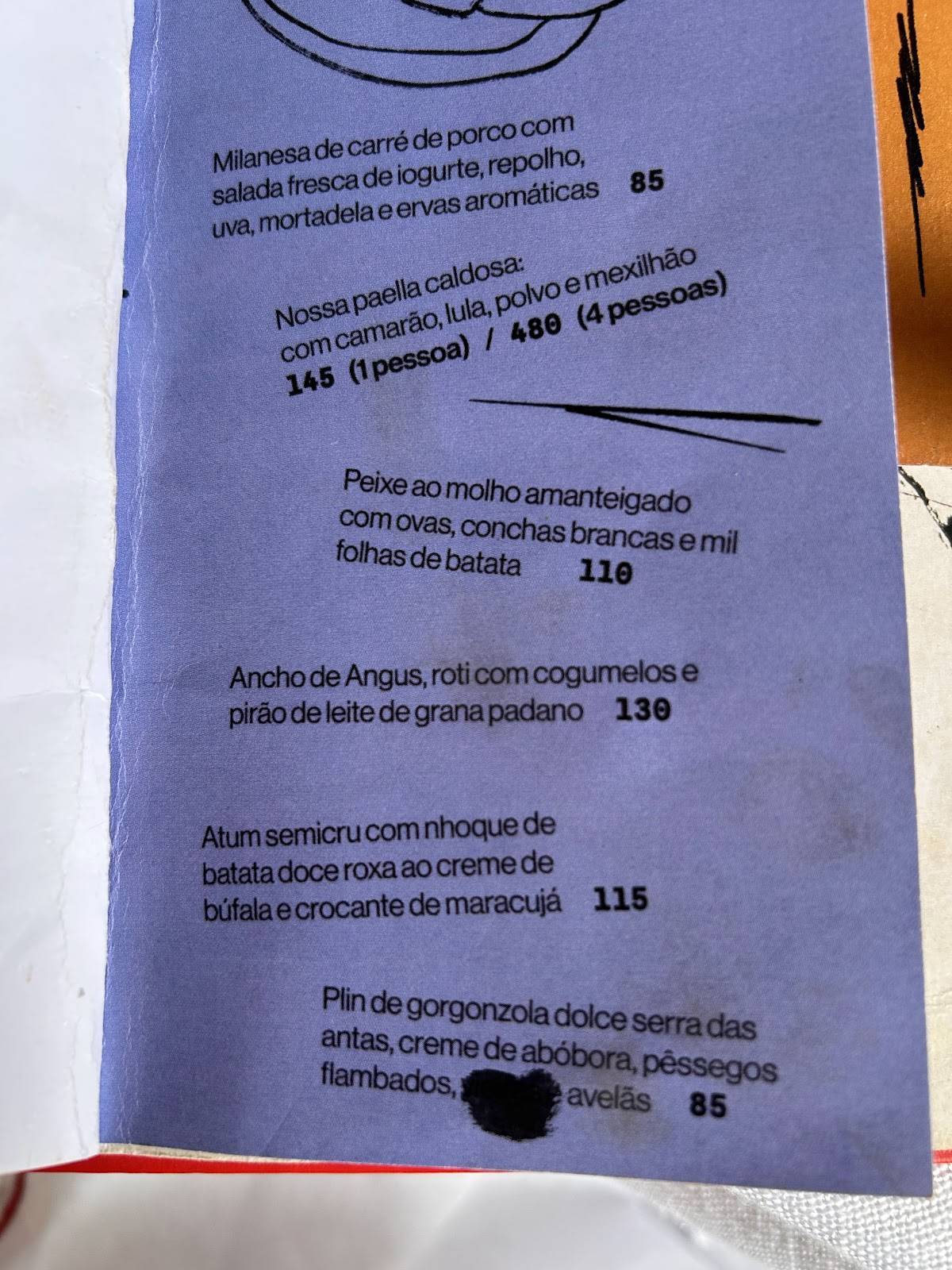 Menu em Gata Gorda restaurante, Belo Horizonte