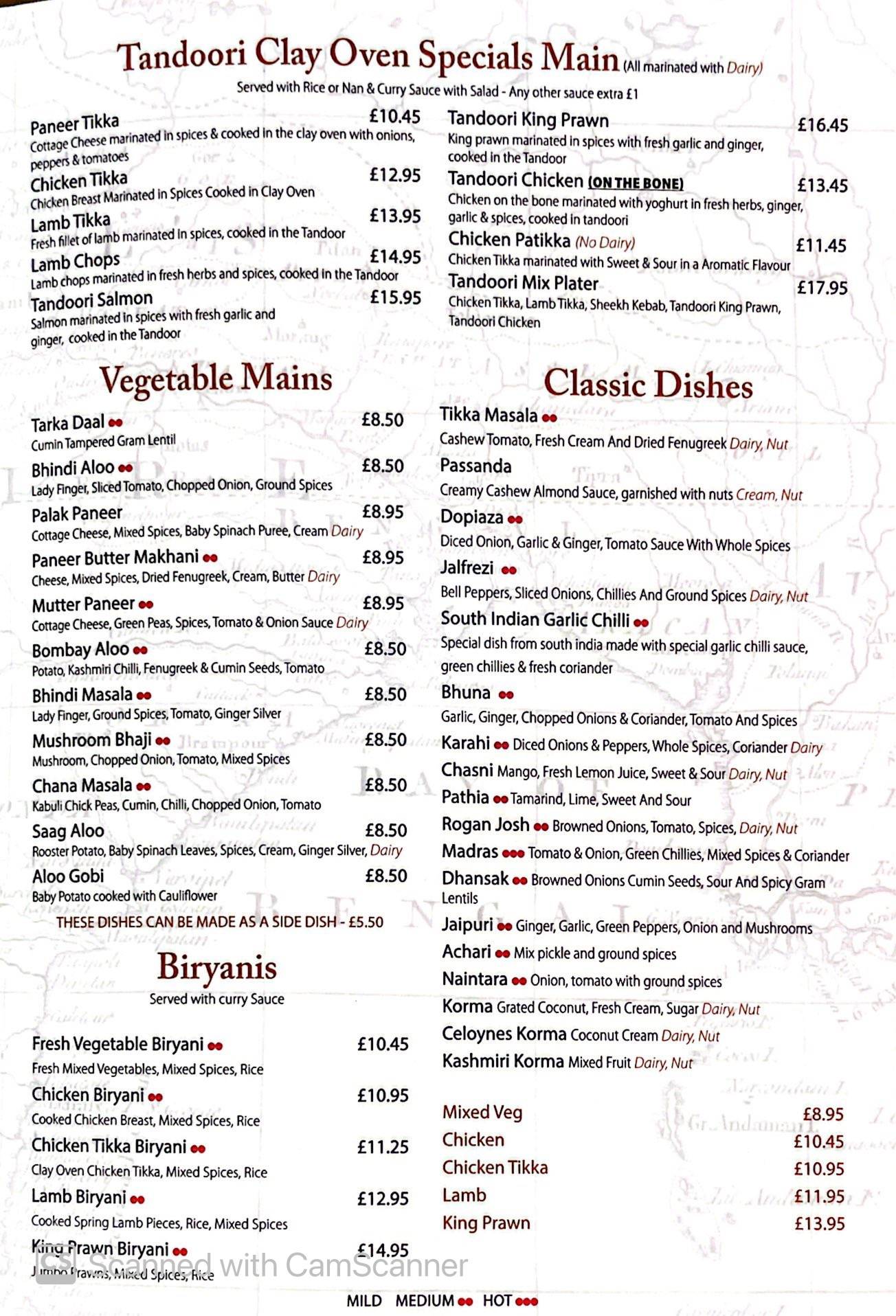 Menu at Himalayan Dine In restaurant, Airdrie