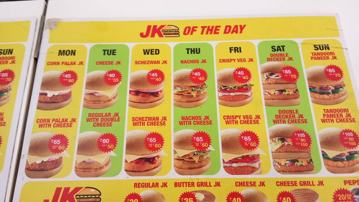 Menu at Jumboking, Mumbai, Andheri - Ghatkopar Link Rd