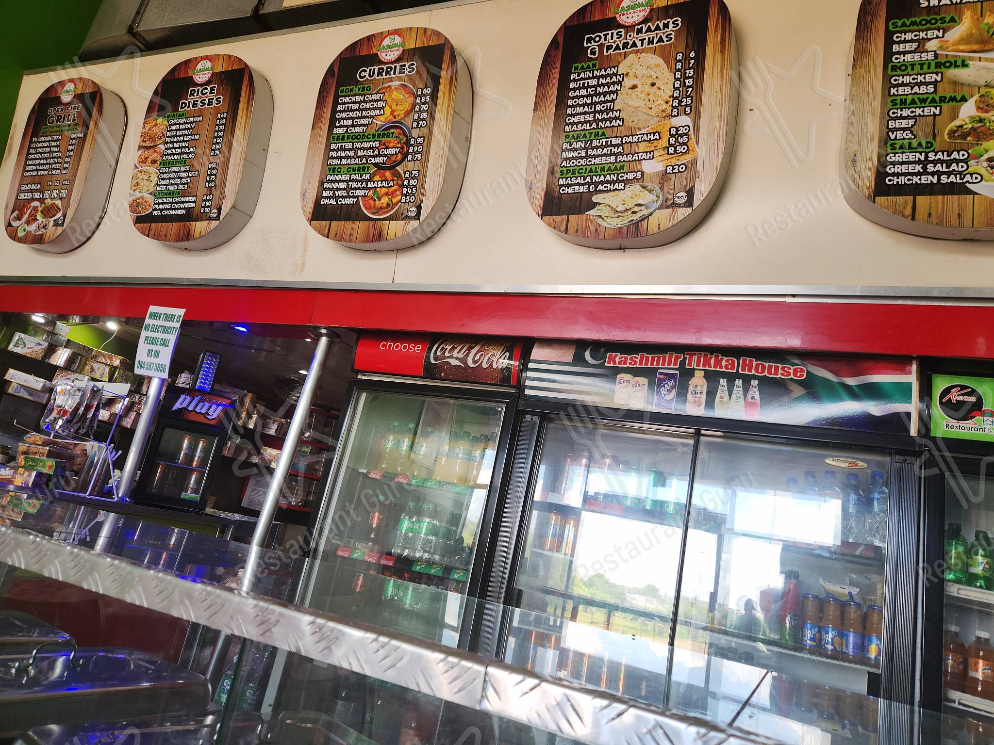 Menu at Kashmir Tikka House restaurant, Vereeniging, No 10 on bilal ...