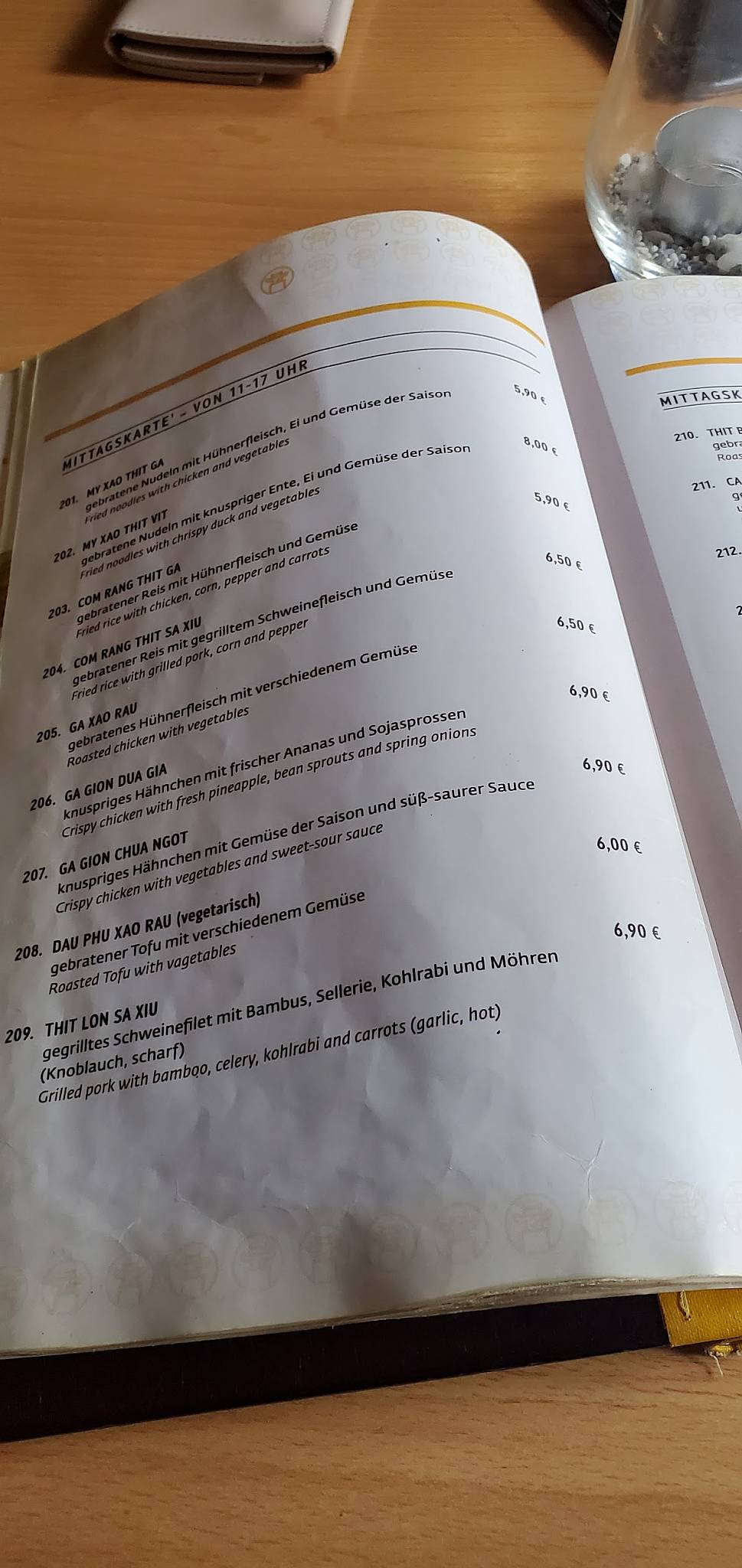 Speisekarte von Kinh-Do restaurant, Dresden