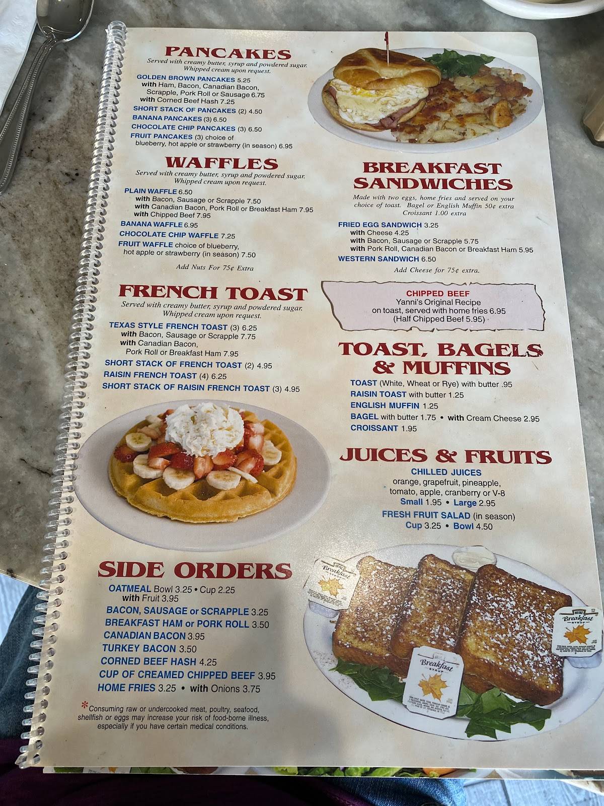 Menu at Koffee Korner Cafe, Lansdale, 201 N Broad St