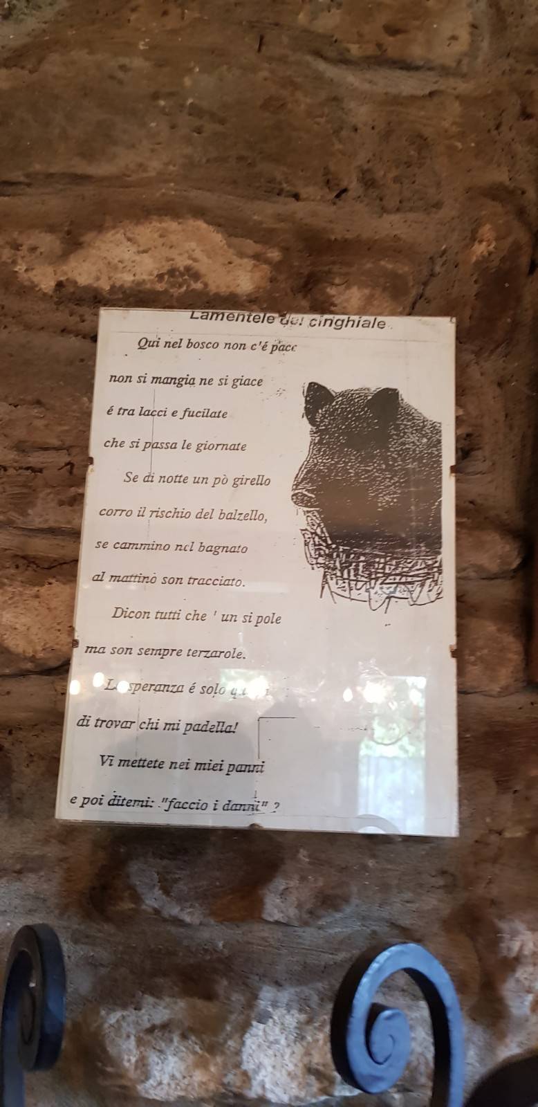 Menu au Le Spiagge Di Tamara restaurant, Italie